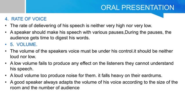 Oral presentation | PPT | Free Download