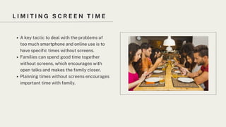 The effects of social media and mobile use on families, Salma Al ...