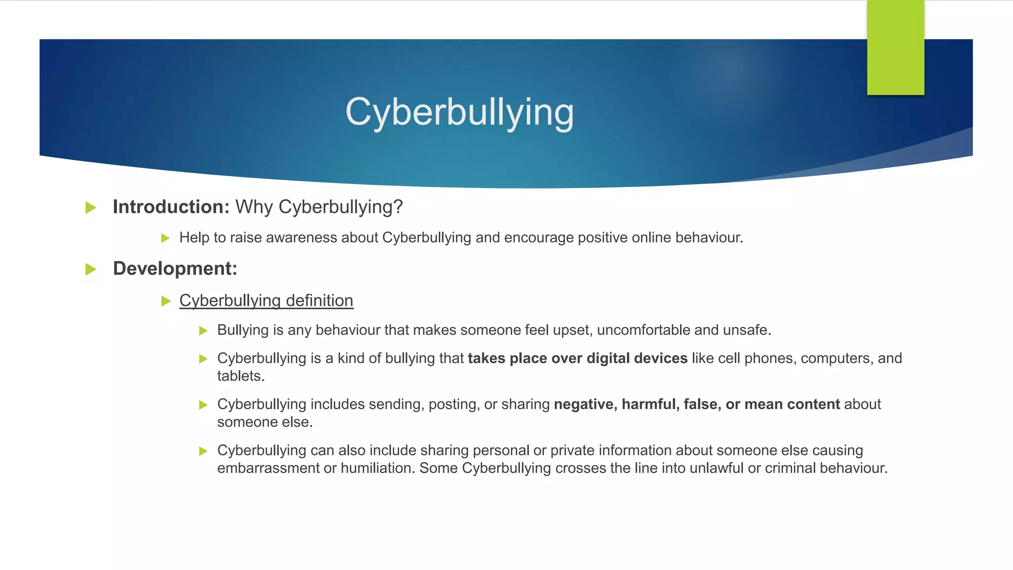 Oral Presentation - Cyberbullying.pptx