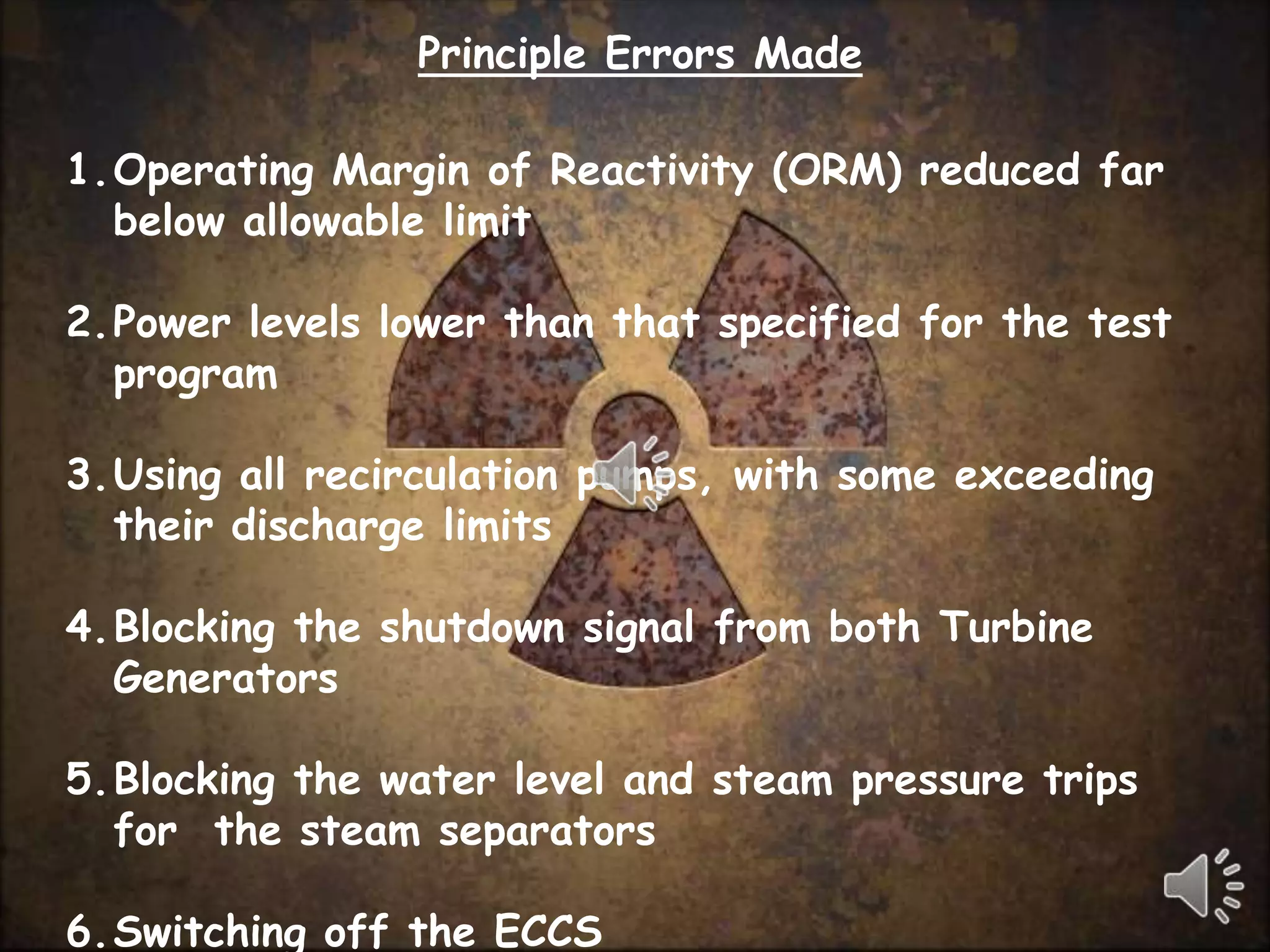 Chernobyl Timeline Pptx