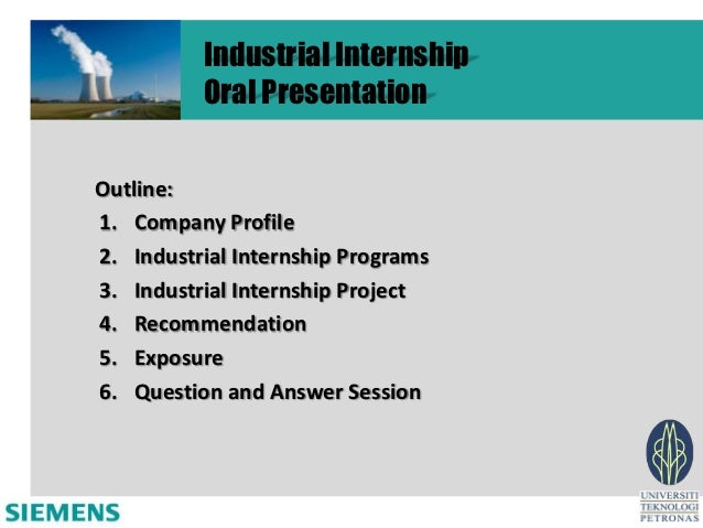 Internship Presentation - Siemens Malaysia