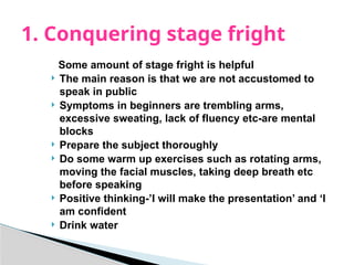 Oral presentation skills, organization and barriers2021.pptx