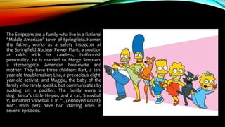 The Simpsons A Satire About Society | PPTX