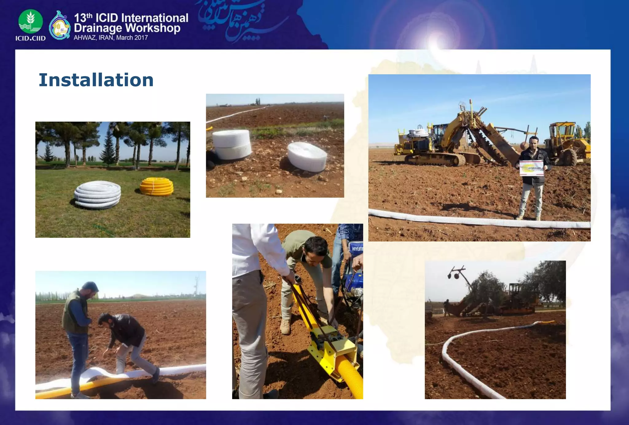Oral presentation bahceci et al Subsurface drainage new concept | PPT ...
