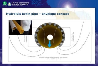 Oral presentation bahceci et al Subsurface drainage new concept | PPT