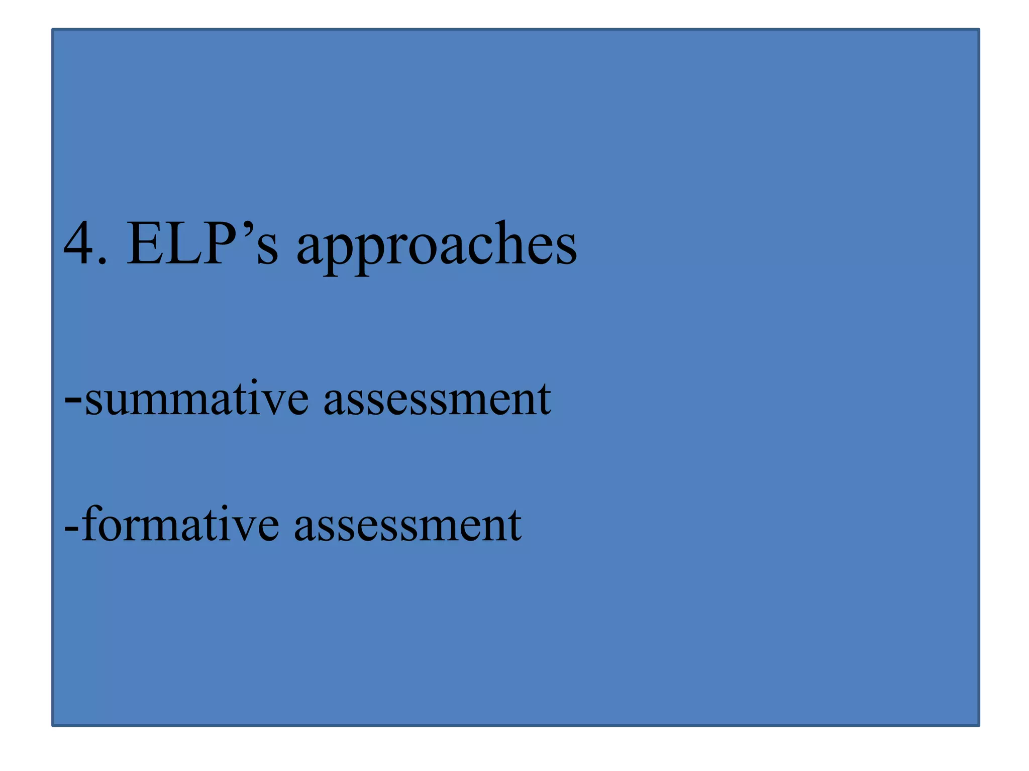 Oral presentation ELP | PPTX