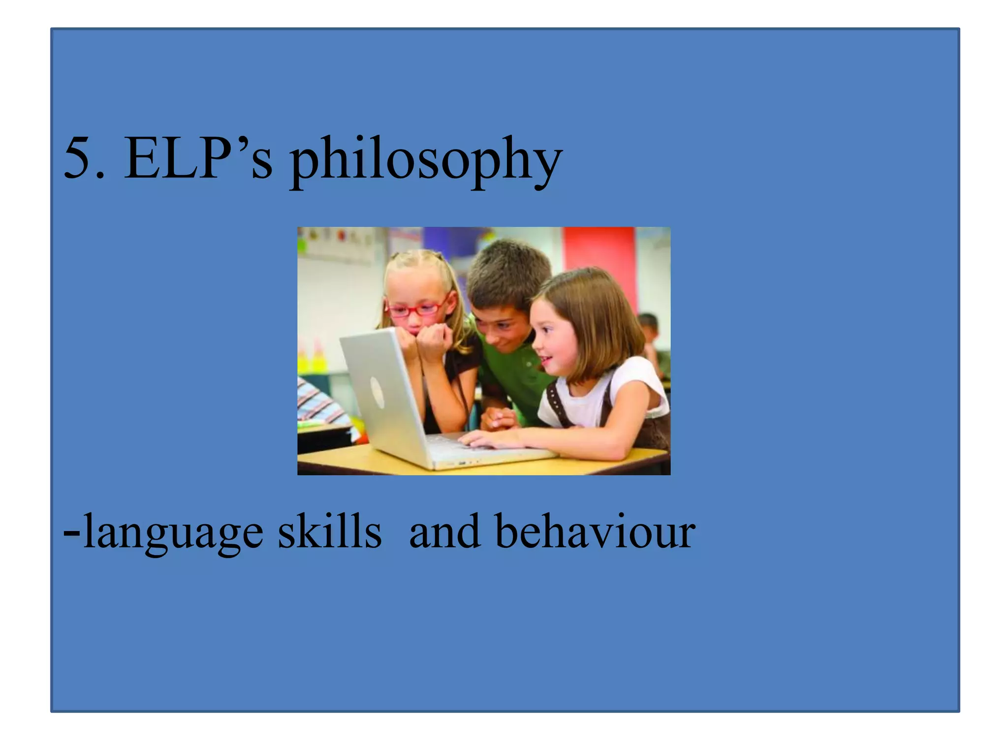 Oral presentation ELP | PPTX