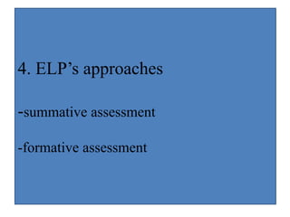 Oral presentation ELP | PPTX