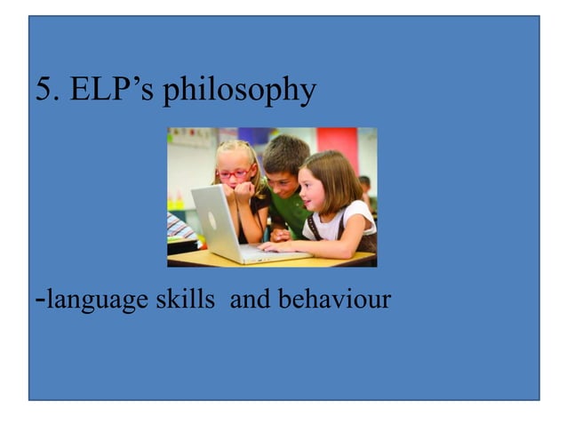 Oral presentation ELP | PPT