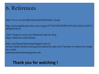 Oral presentation ELP | PPTX