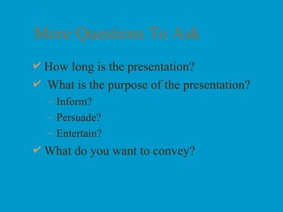 Oral Presentation Guide for students to prepare for oral presentation | PPT