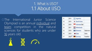 International Junior Science Olympiad IJSO | PPTX