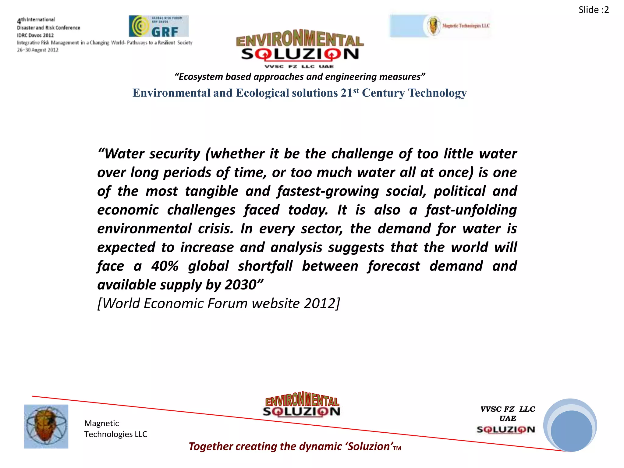 Environmental and ecological solutions 21st century technology | PPT