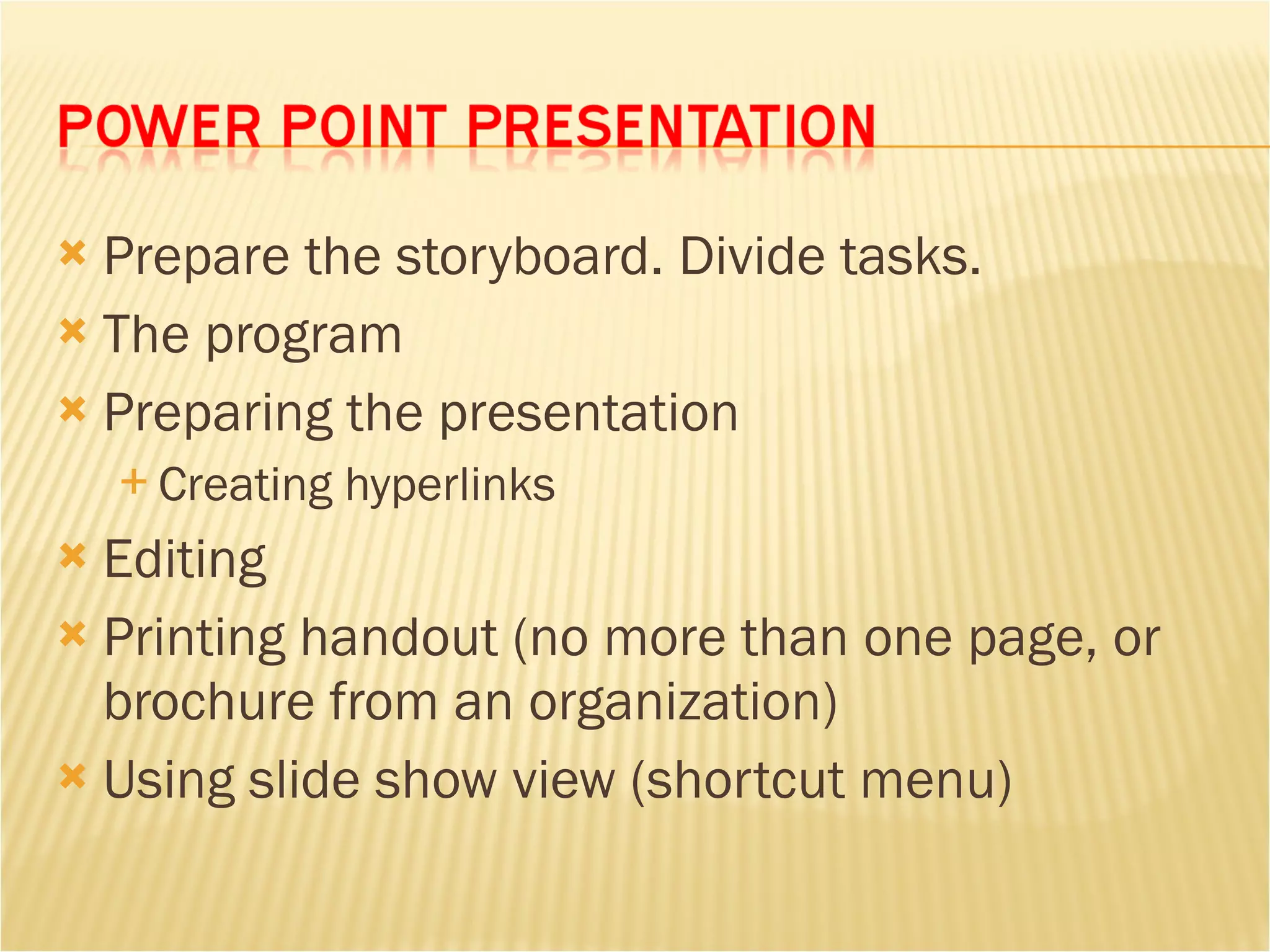 Oral Presentation | PPT