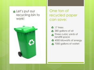 Oral presentation recycling paper peshi | PPTX