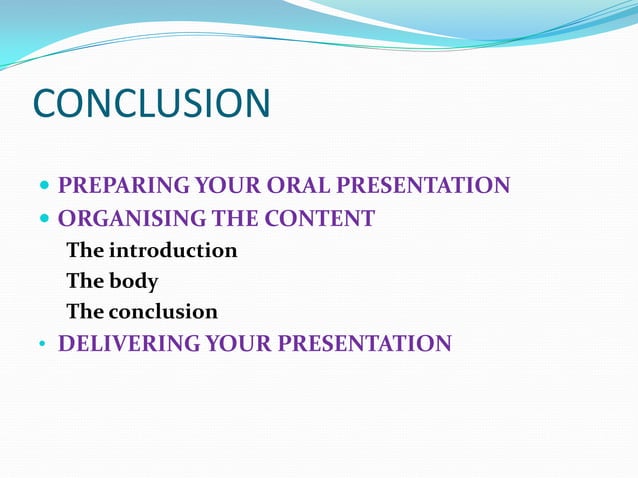 Oral presentations | PPTX