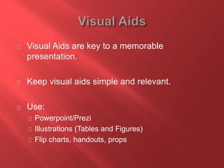 Oral presentations skills and tips | PPTX