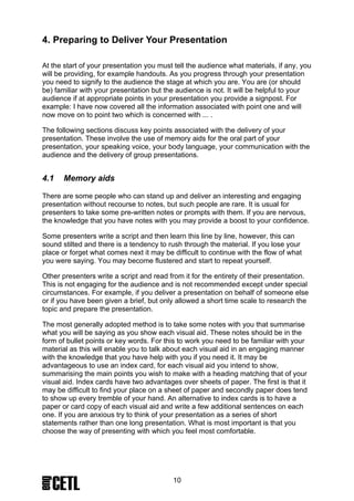 Oral Presentations Handout | DOC