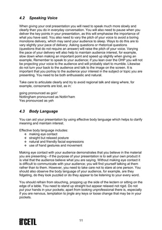 Oral Presentations Handout | DOC