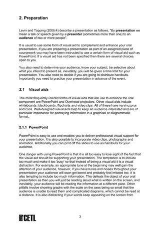 Oral Presentations Handout | DOC