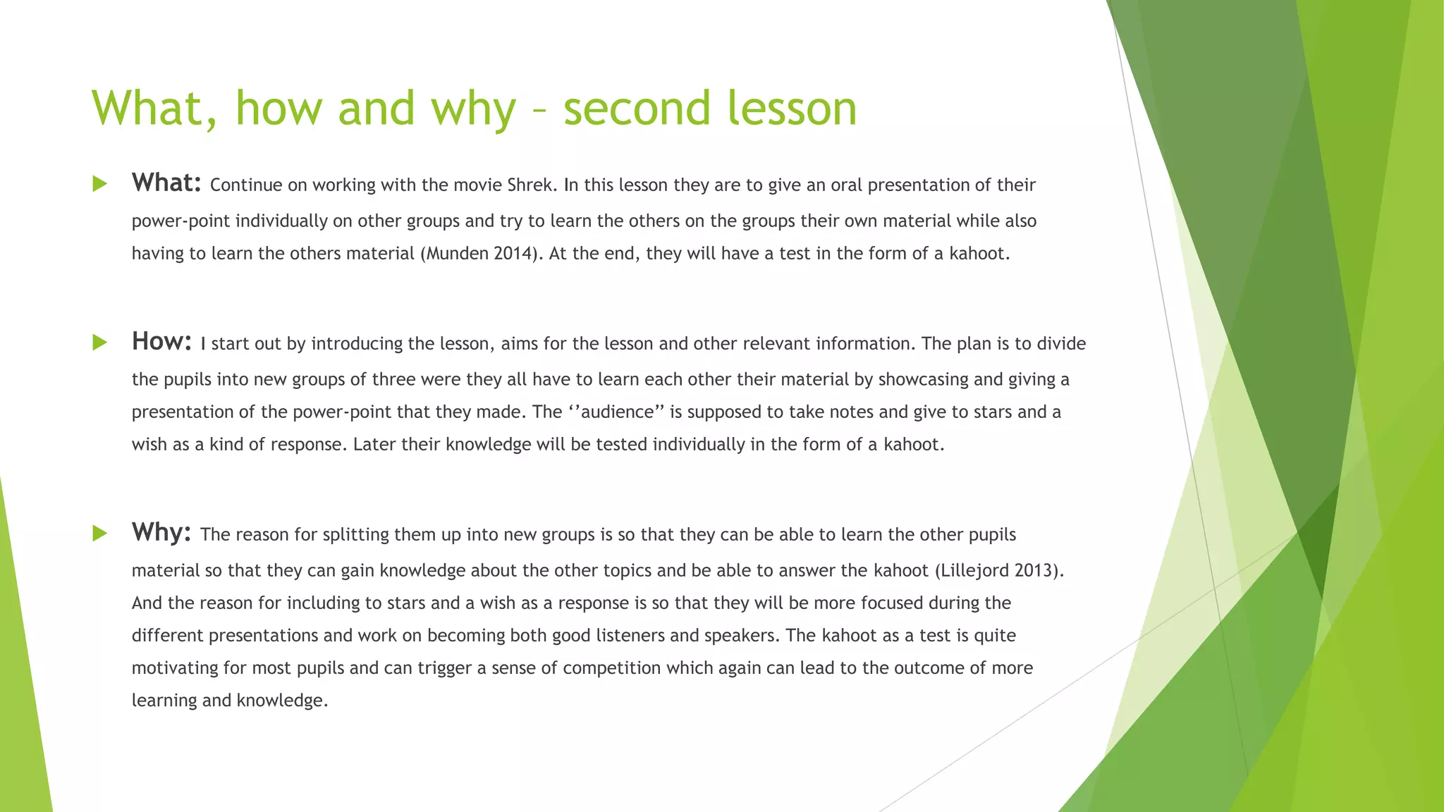 Oral presentation shrek | PPTX