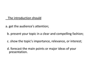 Oral Presentation Skills | PPTX