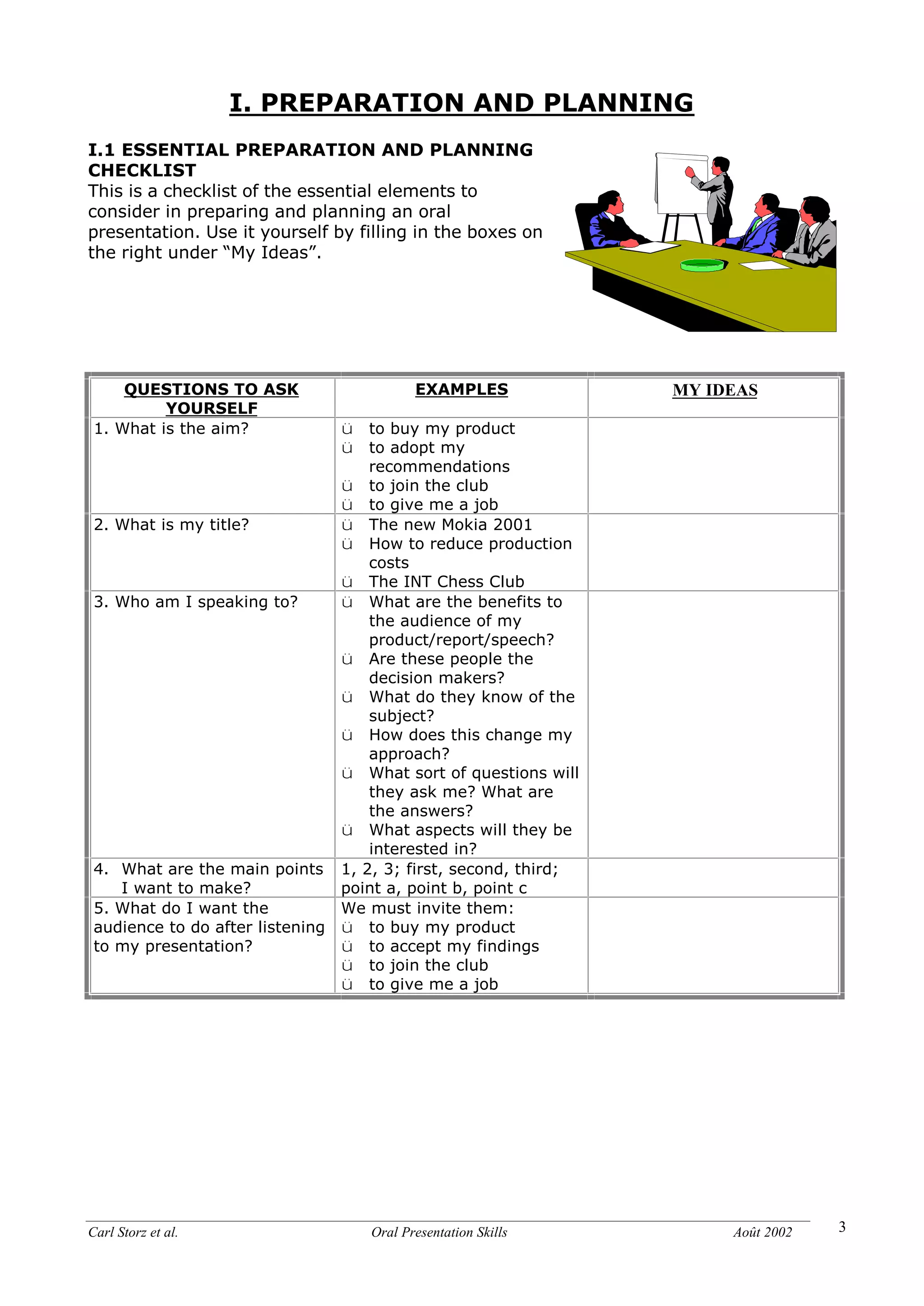Oral presentation skills | PDF