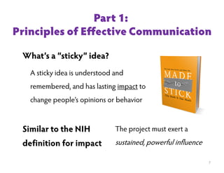 Oral presentation skills 1 sticky scientific presentations 2012 | PDF