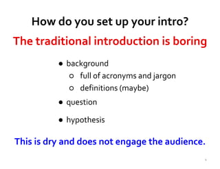Oral presentation skills 2 the introduction 2013 | PDF