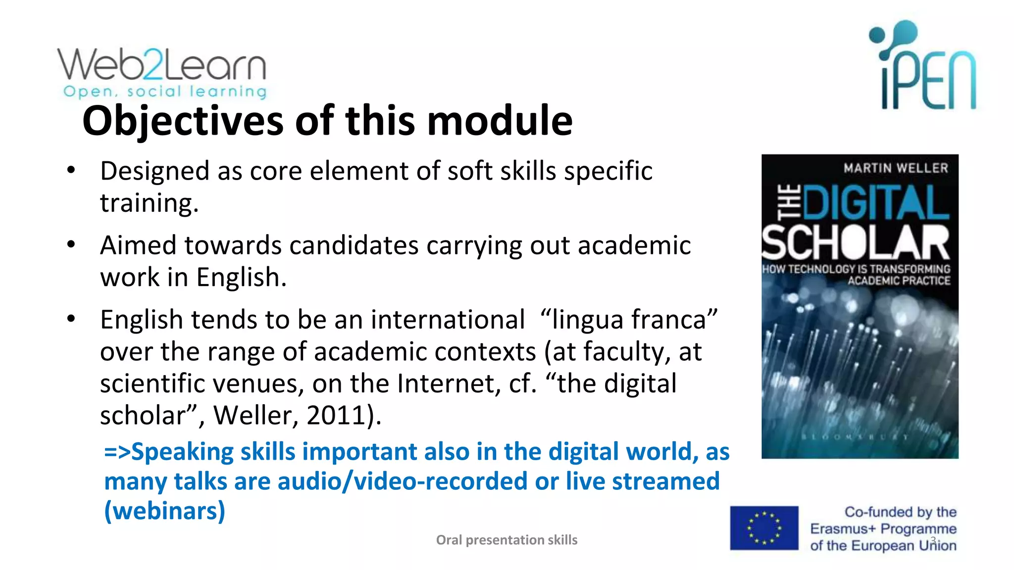 Oral presentation skills | PPTX