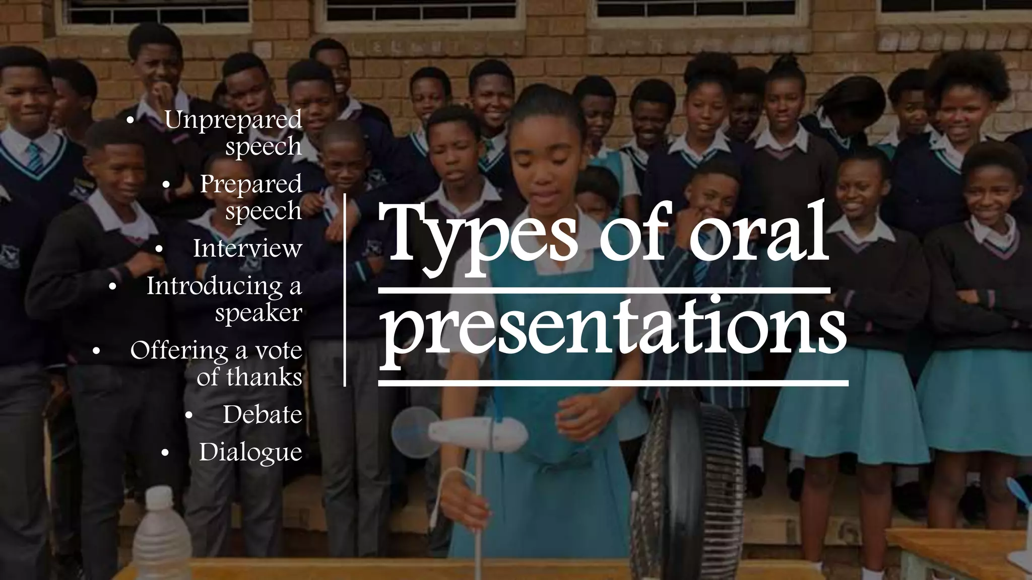 Oral presentations tips | PPT