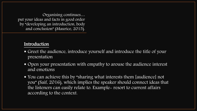 Oral presentations tips | PPT