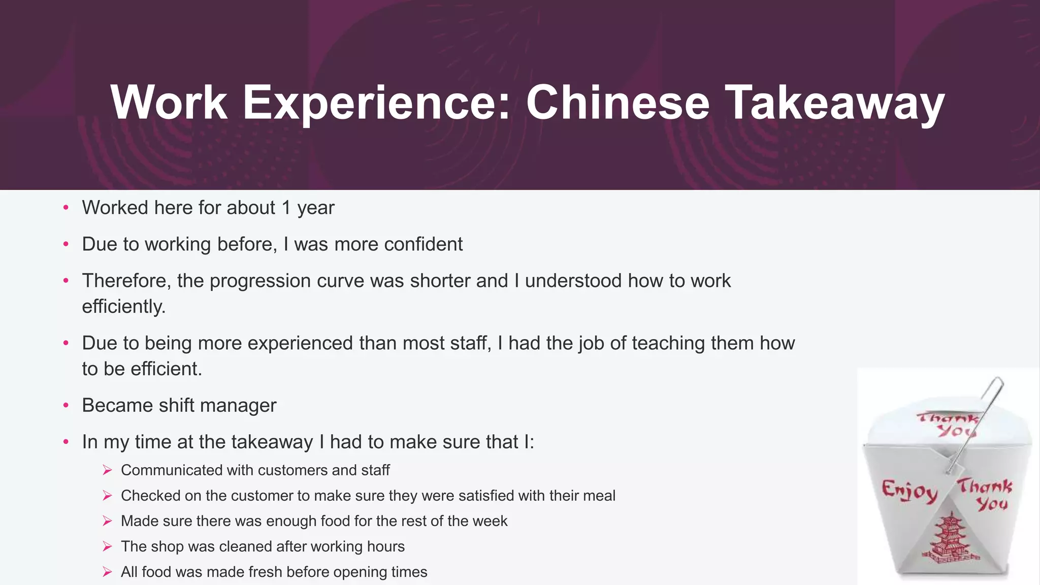 Oral Presentation – Work Experience.pptx