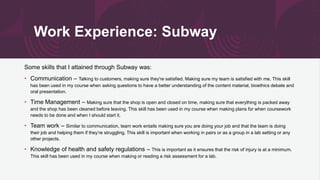 Oral Presentation – Work Experience.pptx
