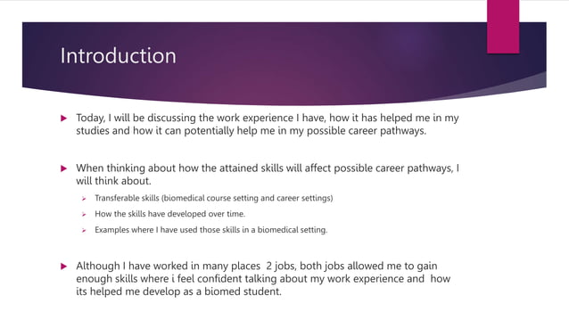 Oral Presentation –Work Experience (1).pptx