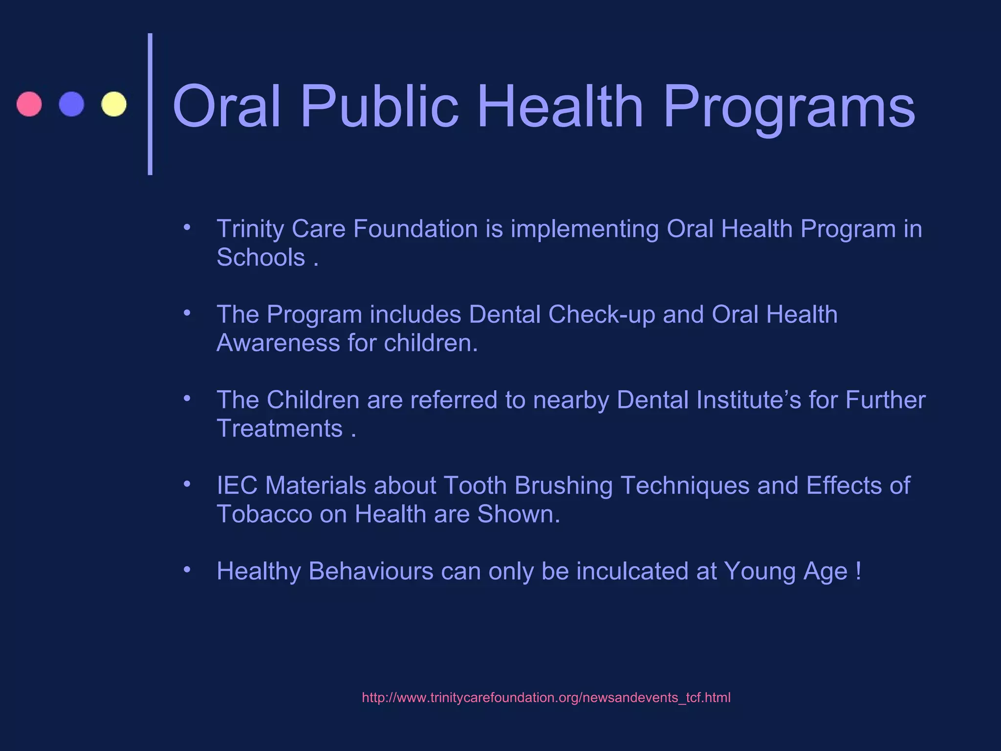 Oral Public Health Programs | PPT