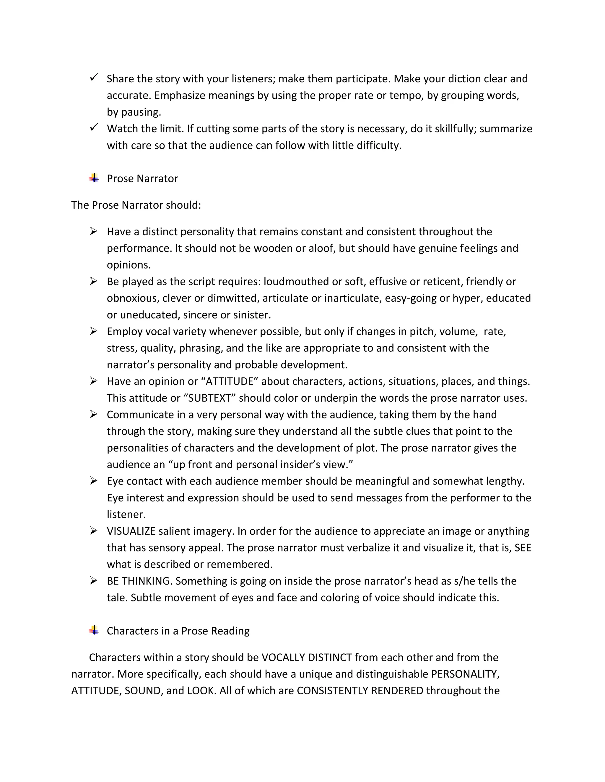 Oral reading of prose(teaching of speaking) | DOCX