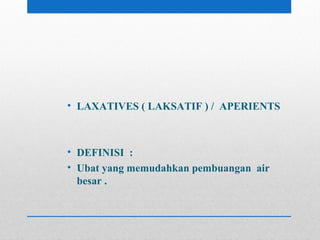 ORAL REHYDRATION SALT (GARAM REHIDRASI) ORS | PPT