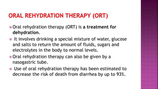 Oral rehydration therapy | PPTX