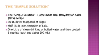 Oral rehydration therapy | PPTX