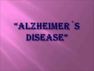 alzhaimer | PPT
