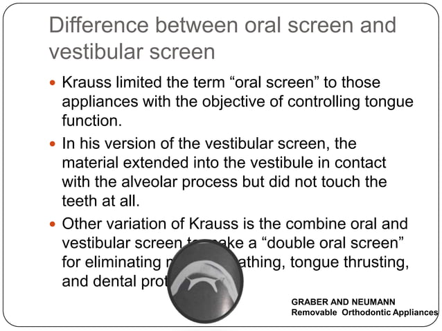 Oral screen | PPTX