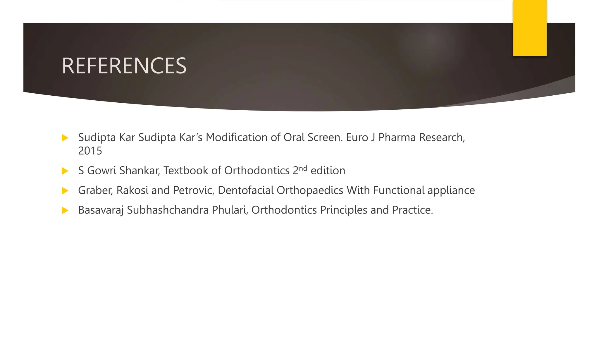 ORAL SCREEN in ortho patients- a case report | PPTX