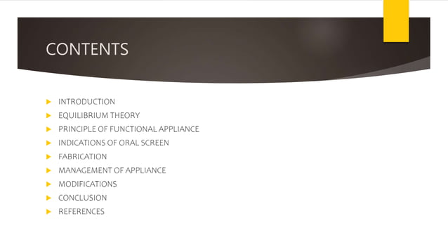 ORAL SCREEN in ortho patients- a case report | PPTX
