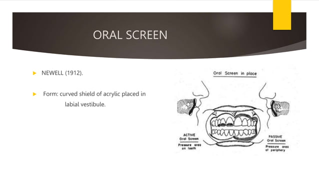 ORAL SCREEN in ortho patients- a case report | PPTX