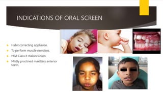 ORAL SCREEN in ortho patients- a case report | PPTX