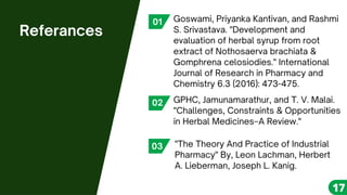 Oral herbal solution for internal use (syrup, elixirs, mixtures) | PDF