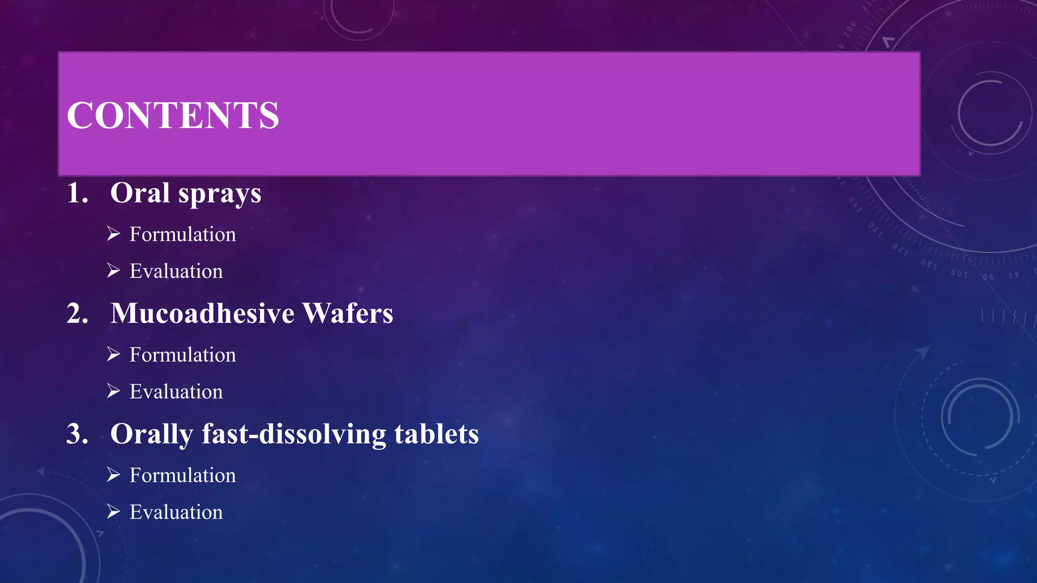 Oral spray, Wafers and fast Dissolving.pptx