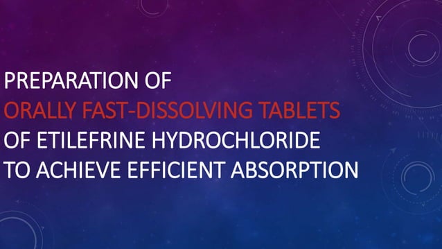 Oral spray, Wafers and fast Dissolving.pptx