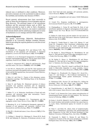 Oral squamous cell carcinoma (OSCC) in humans: Etiological Factors ...
